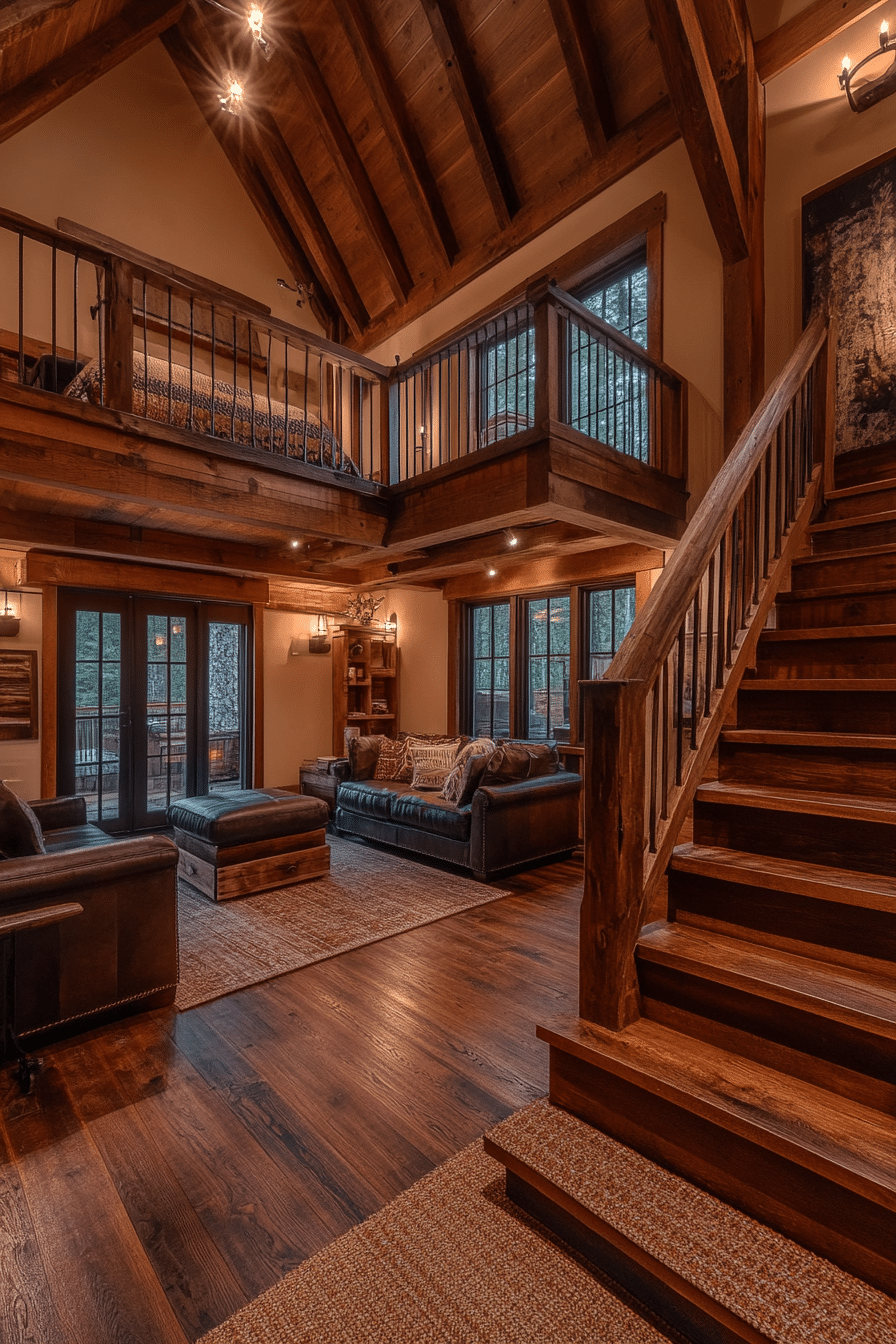 29 Small Cabin Interior with Loft Ideas to Maximize Space and Style ...