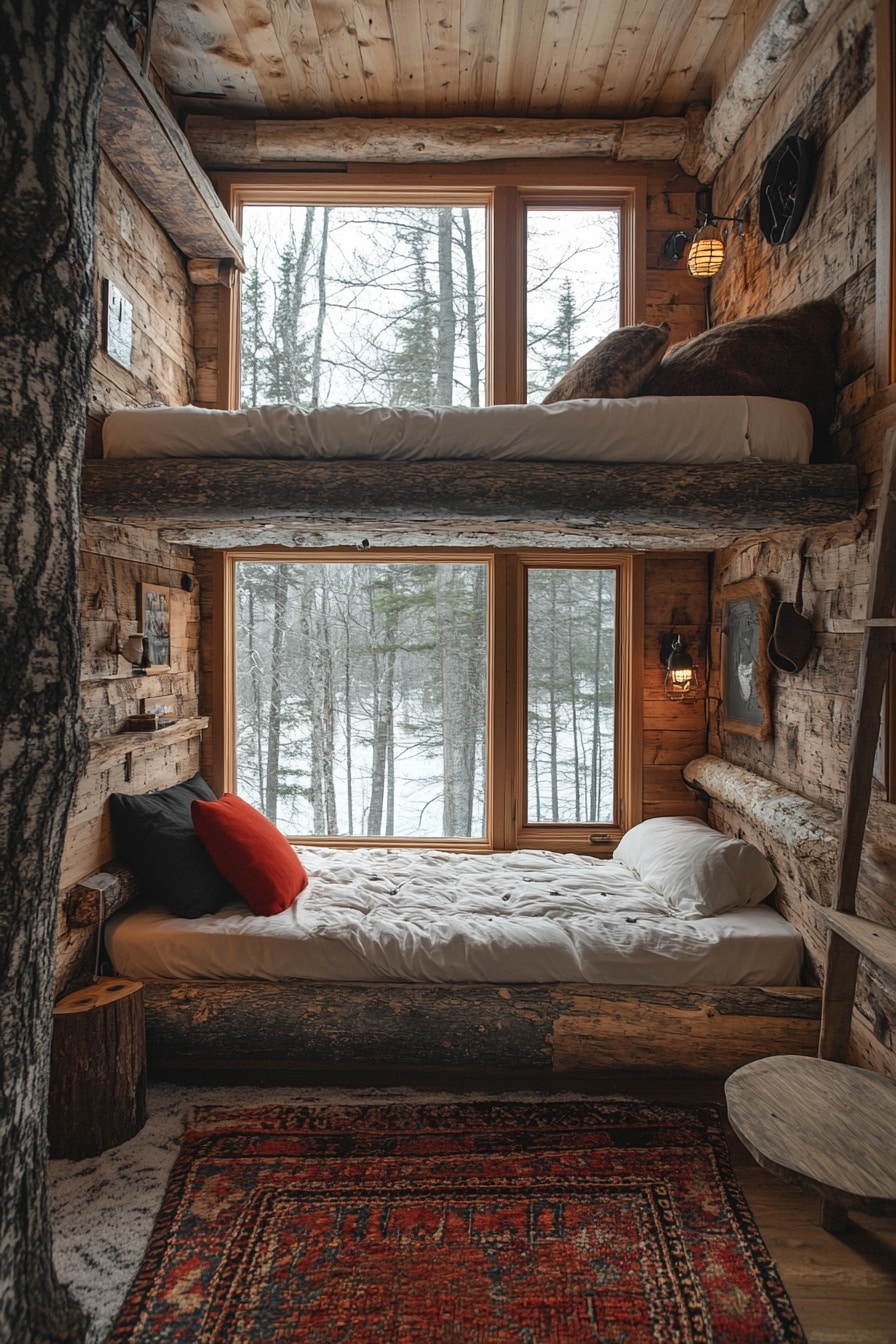 29 Small Cabin Interior with Loft Ideas to Maximize Space and Style ...