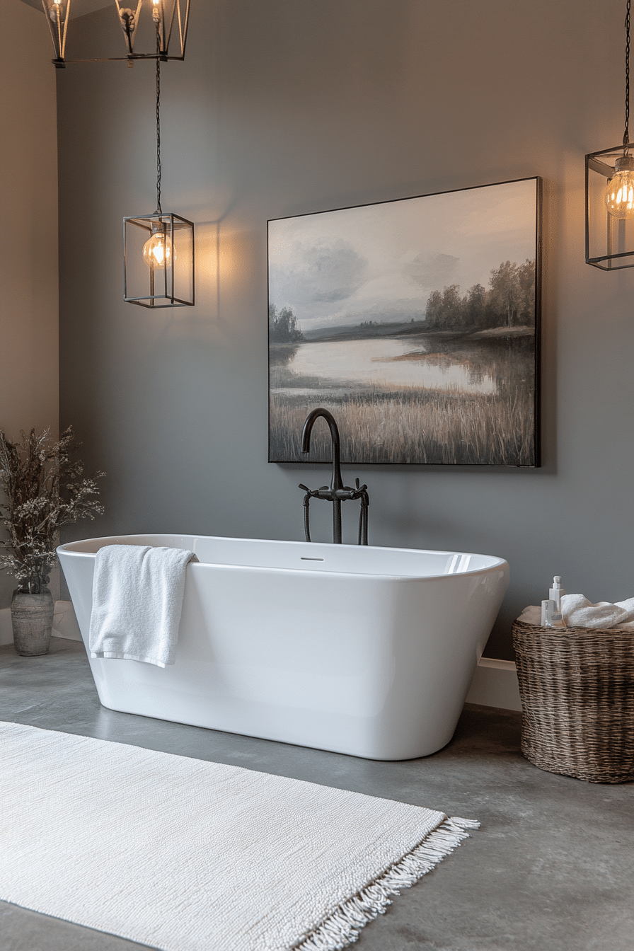 29 Farmhouse Style Bathroom Ideas That Highlight Natural Materials - My ...