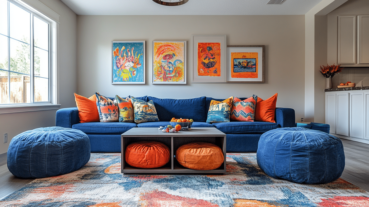 29 Blue Couch Living Room Ideas That Showcase Versatility and ...