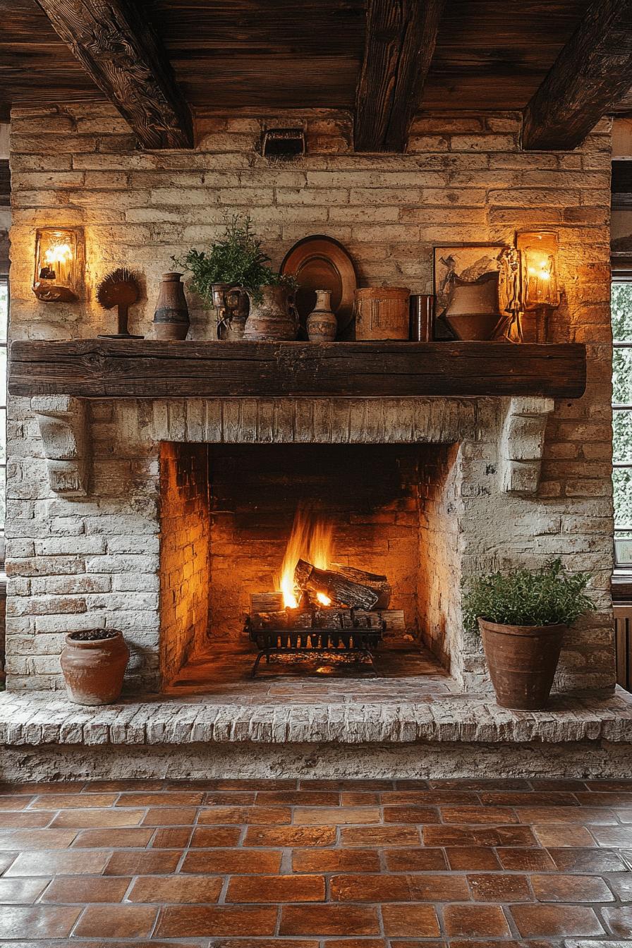 29 Farmhouse Fireplace Ideas to Transform Your Living Space into a ...