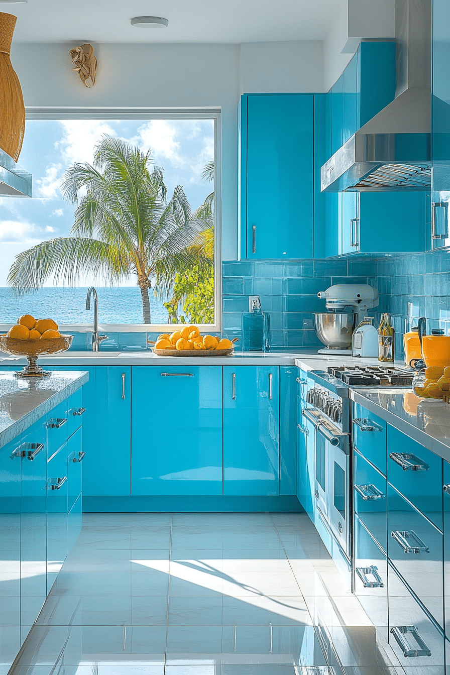 19 Powder Blue Kitchen Cabinets to Transform Your Kitchen into a ...