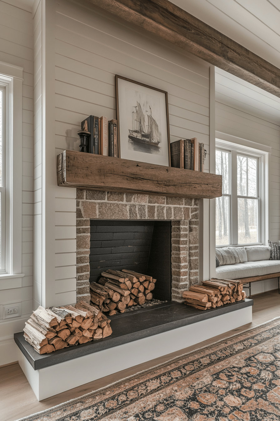 29 Farmhouse Fireplace Ideas to Transform Your Living Space into a ...