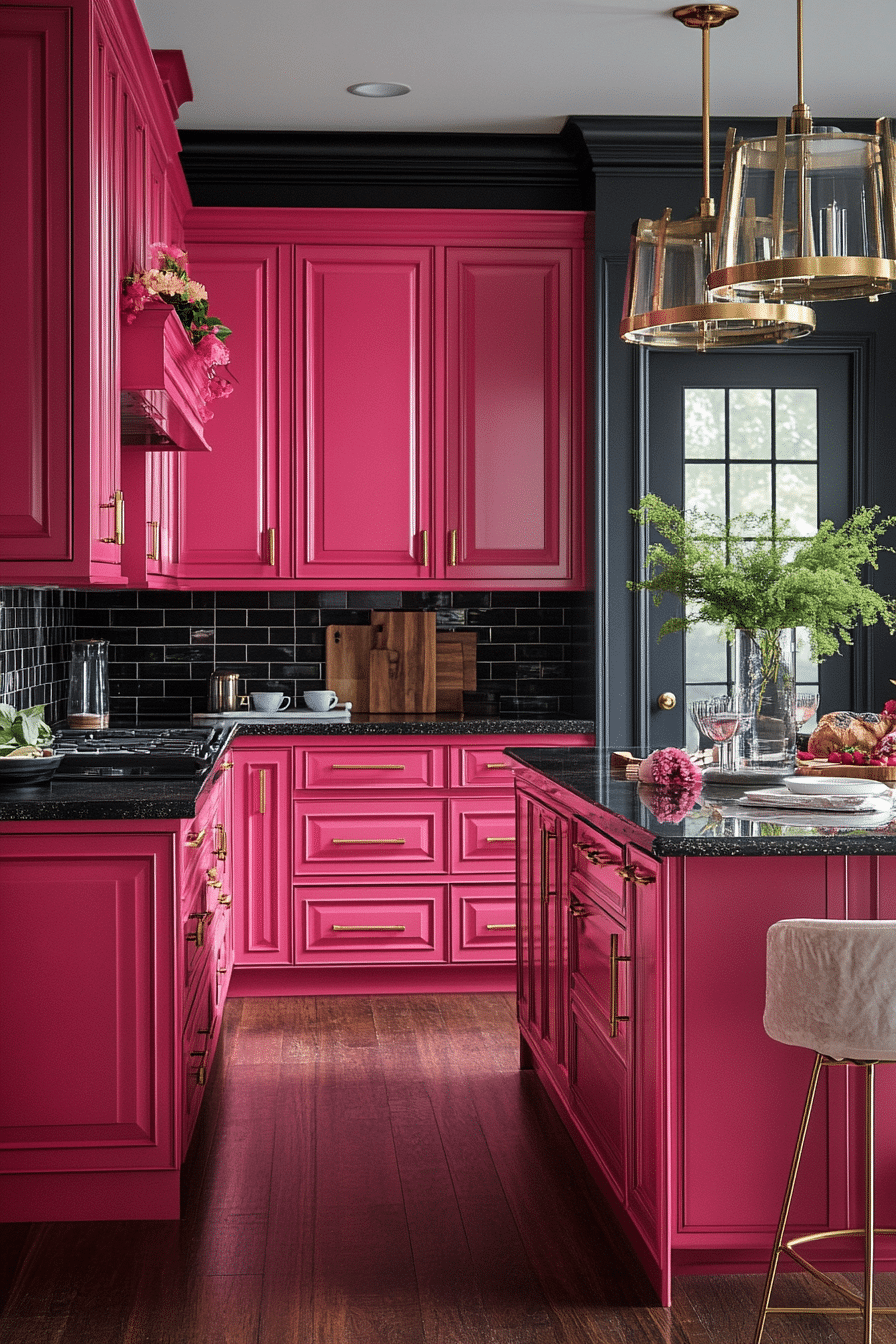 19 Pink Kitchen Cabinets to Add a Touch of Sweetness and Style to Your ...