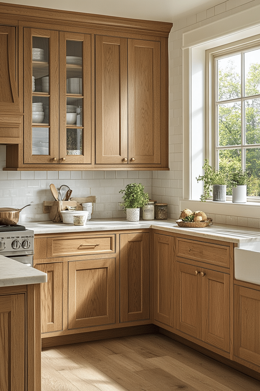 19 Oak Kitchen Cabinets to Bring Classic Charm and Durability to Your ...