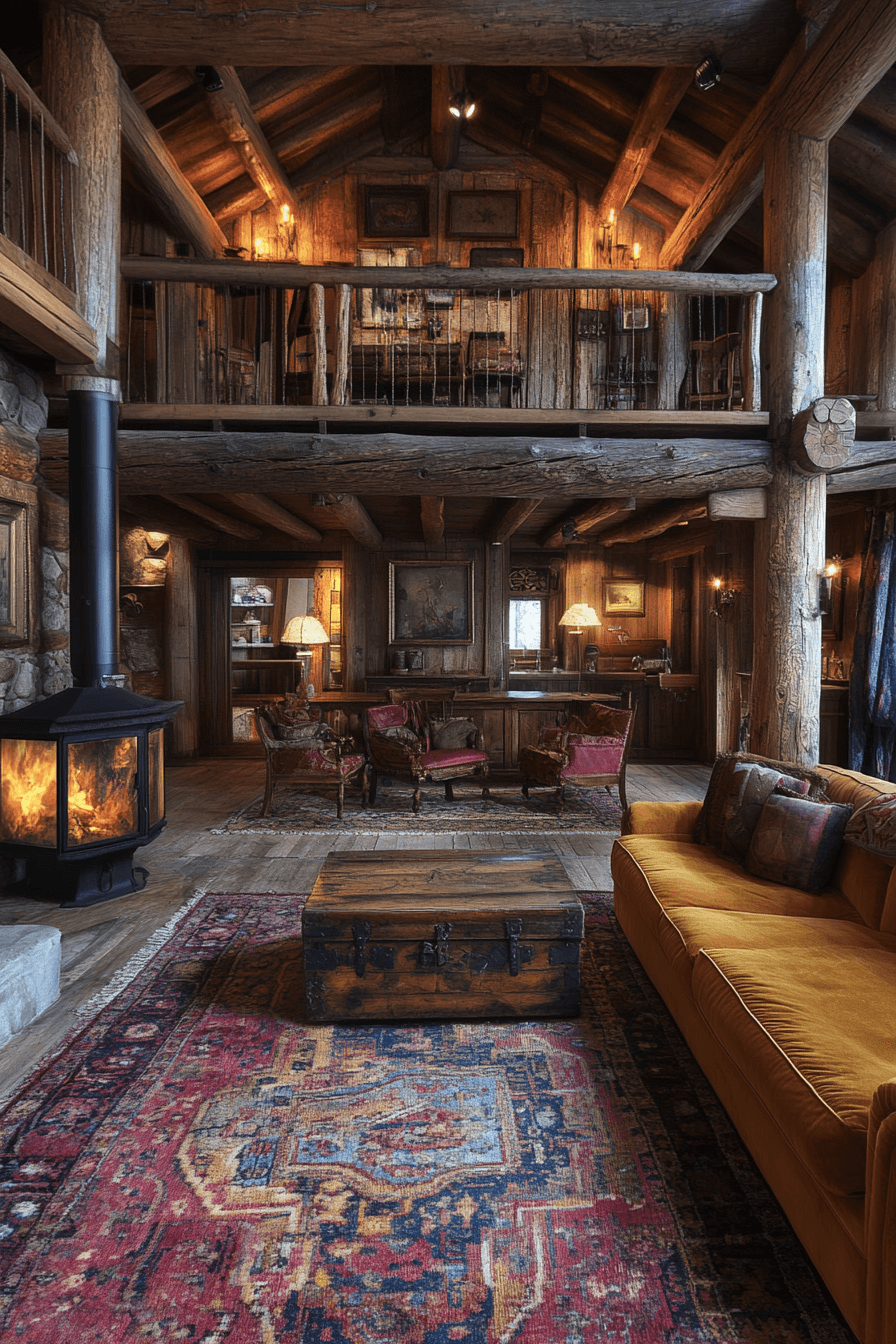 29 Log Home Interiors for a Harmonious Design That Brings Nature to ...
