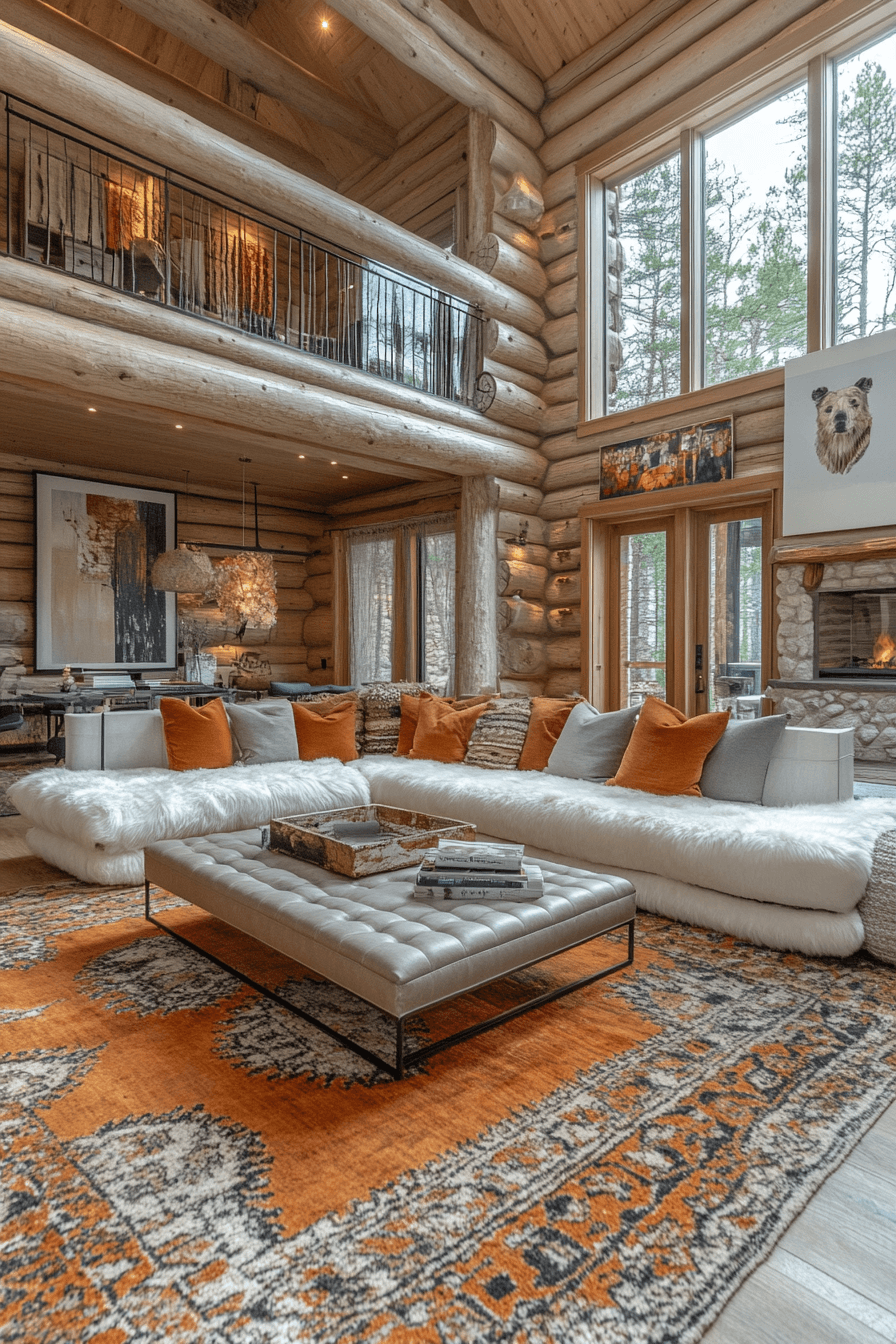 29 Log Home Interiors for a Harmonious Design That Brings Nature to ...