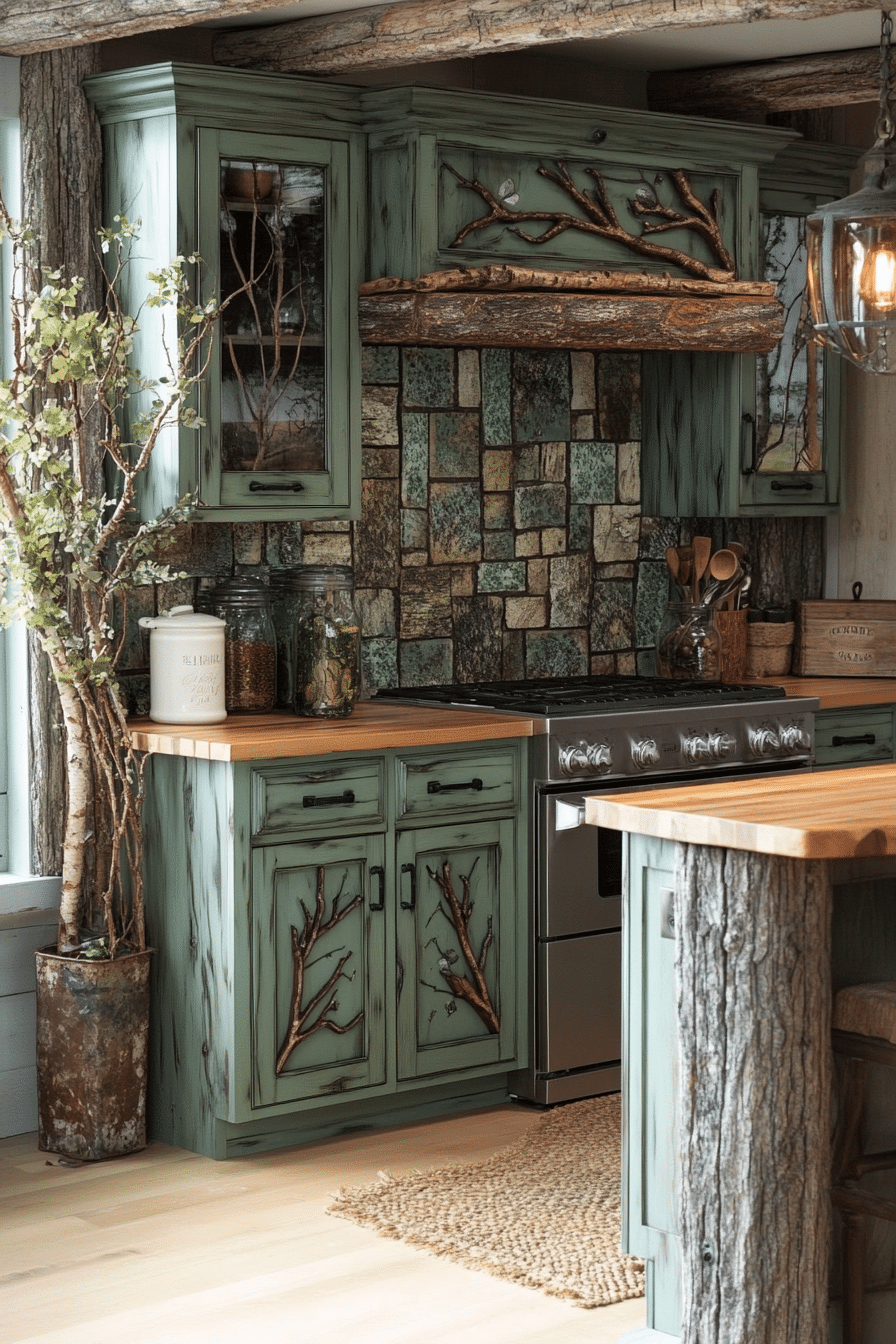 19 Rustic Kitchen Cabinets to Make Your Kitchen Feel Like a Charming ...