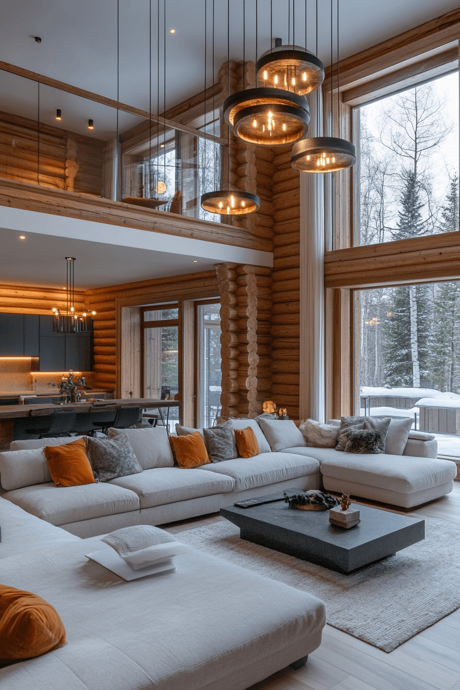29 Log Home Interiors for a Harmonious Design That Brings Nature to ...