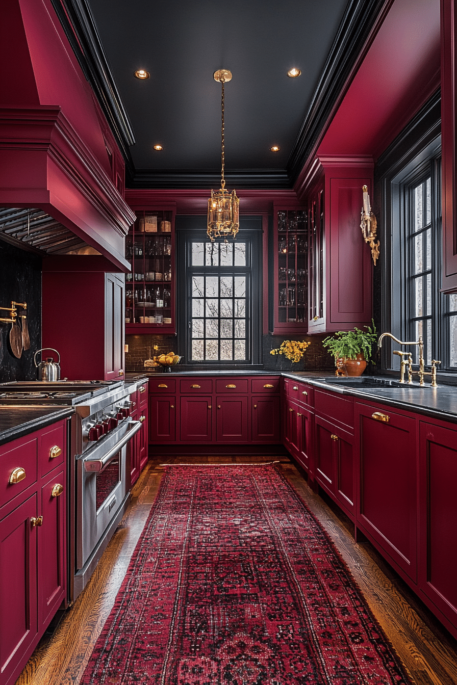 19 Red Kitchen Cabinets to Make Your Kitchen Shine with Color and ...