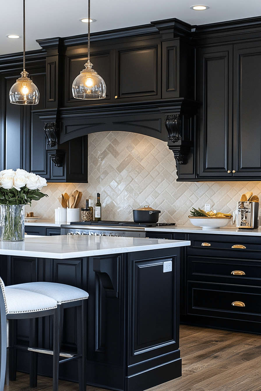 19 Black Kitchen Cabinets to Bring Boldness and Style to Your Kitchen ...