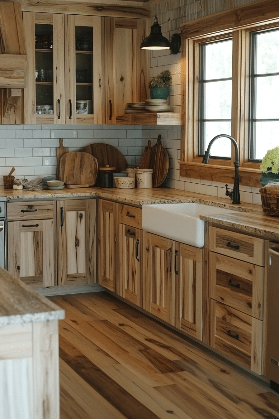 19 Hickory Kitchen Cabinets to Infuse Your Cooking Area with Natural ...