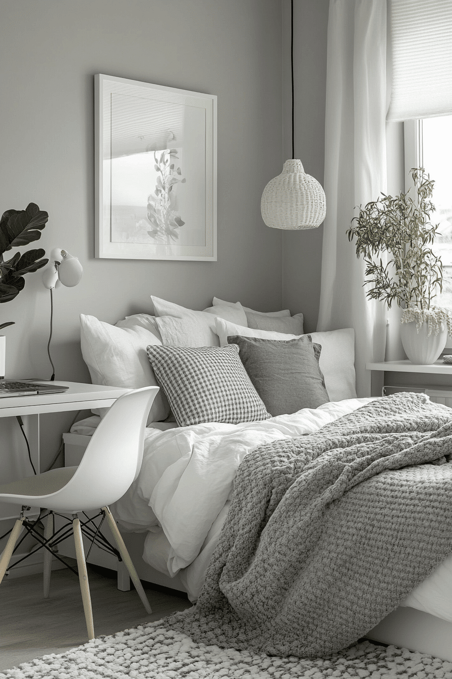 29 Grey and White Interior Design Ideas for a Calm and Peaceful ...