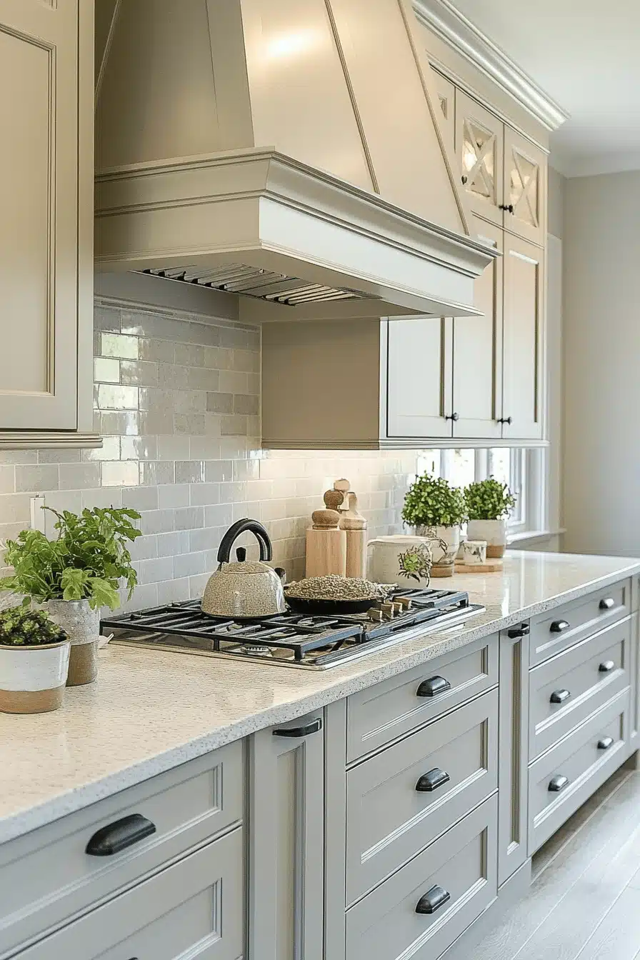 29 Greige Kitchen Cabinets Inspirations to Elevate Your Kitchen with ...