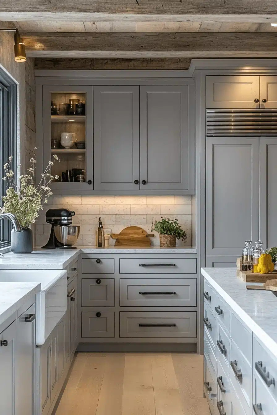 29 Light Gray Kitchen Cabinets Inspirations to Achieve Effortless Charm ...