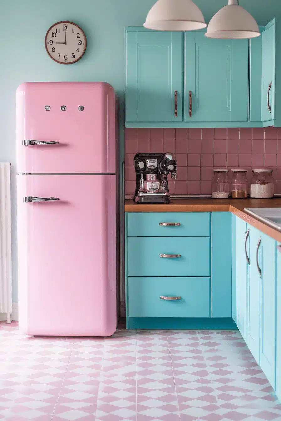 29 Retro Kitchen Ideas to Create a Playful and Inviting Environment ...