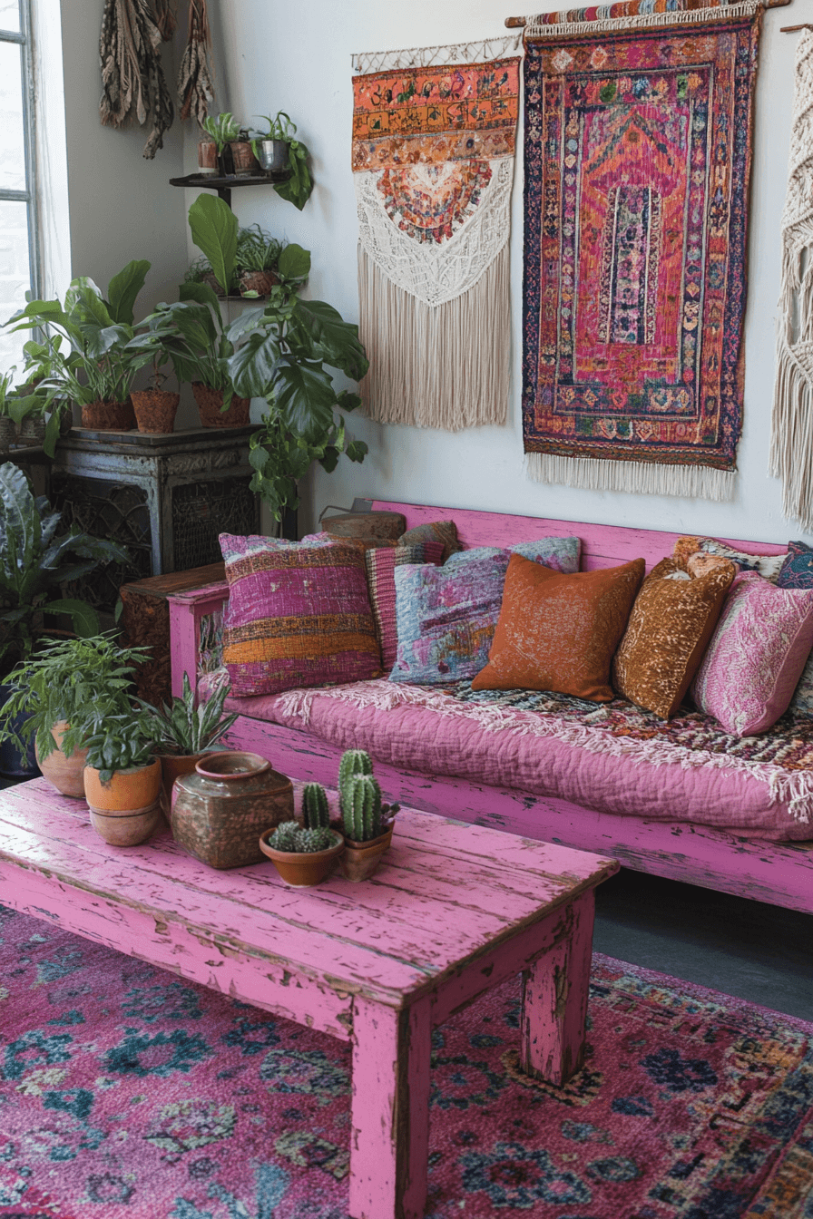 29 Pink Living Room Ideas That Make a Bold Yet Beautiful Statement - My ...