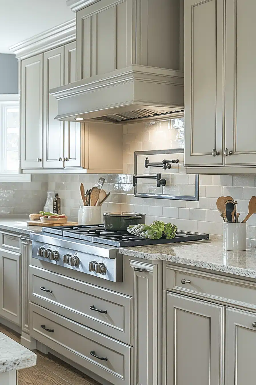 29 Greige Kitchen Cabinets Inspirations to Elevate Your Kitchen with ...