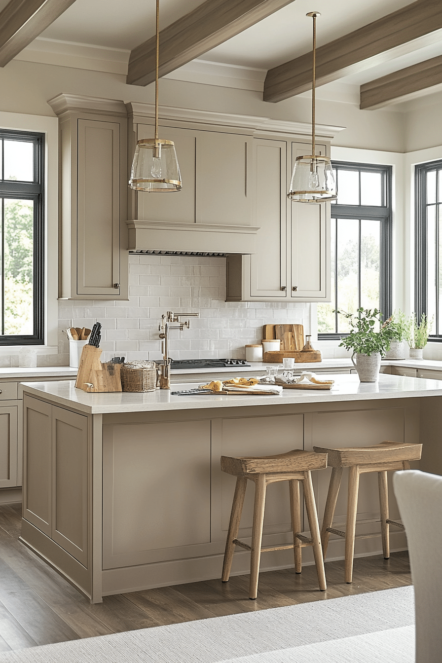 29 Greige Kitchen Cabinets Inspirations to Elevate Your Kitchen with ...