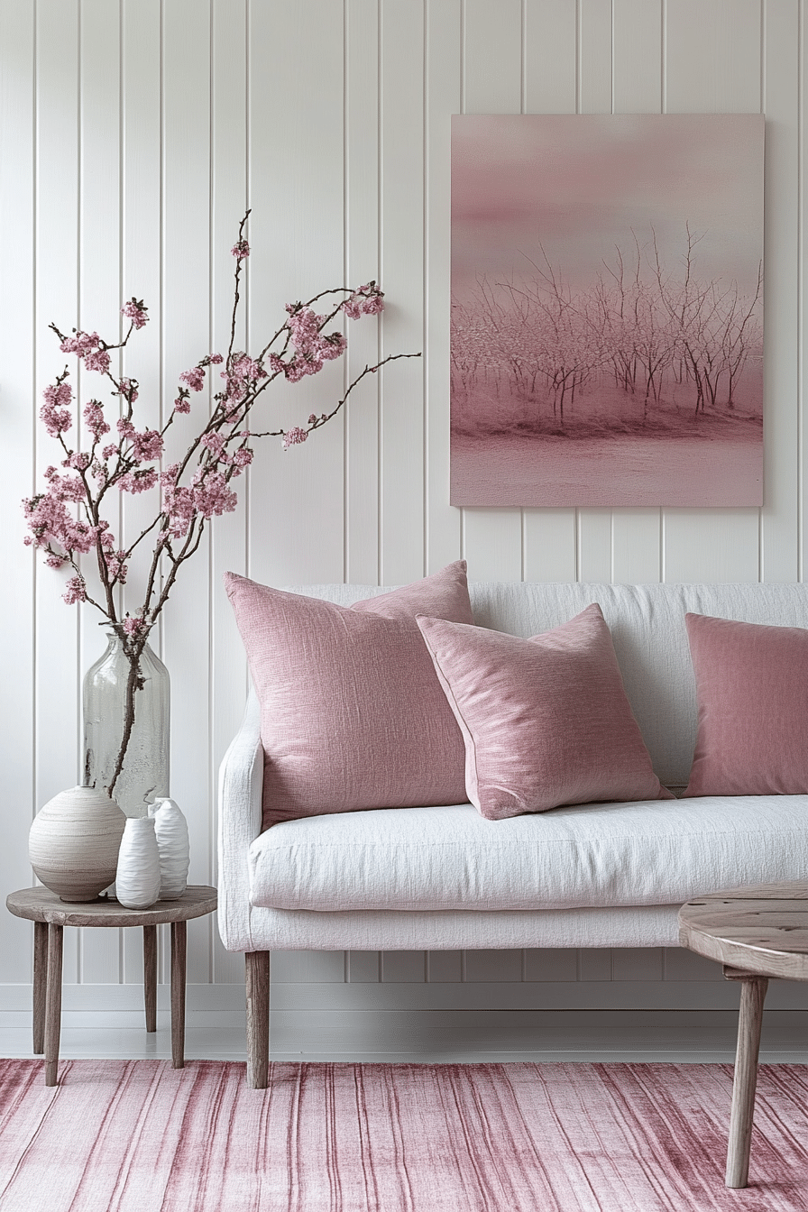 29 Pink Living Room Ideas That Make a Bold Yet Beautiful Statement - My ...