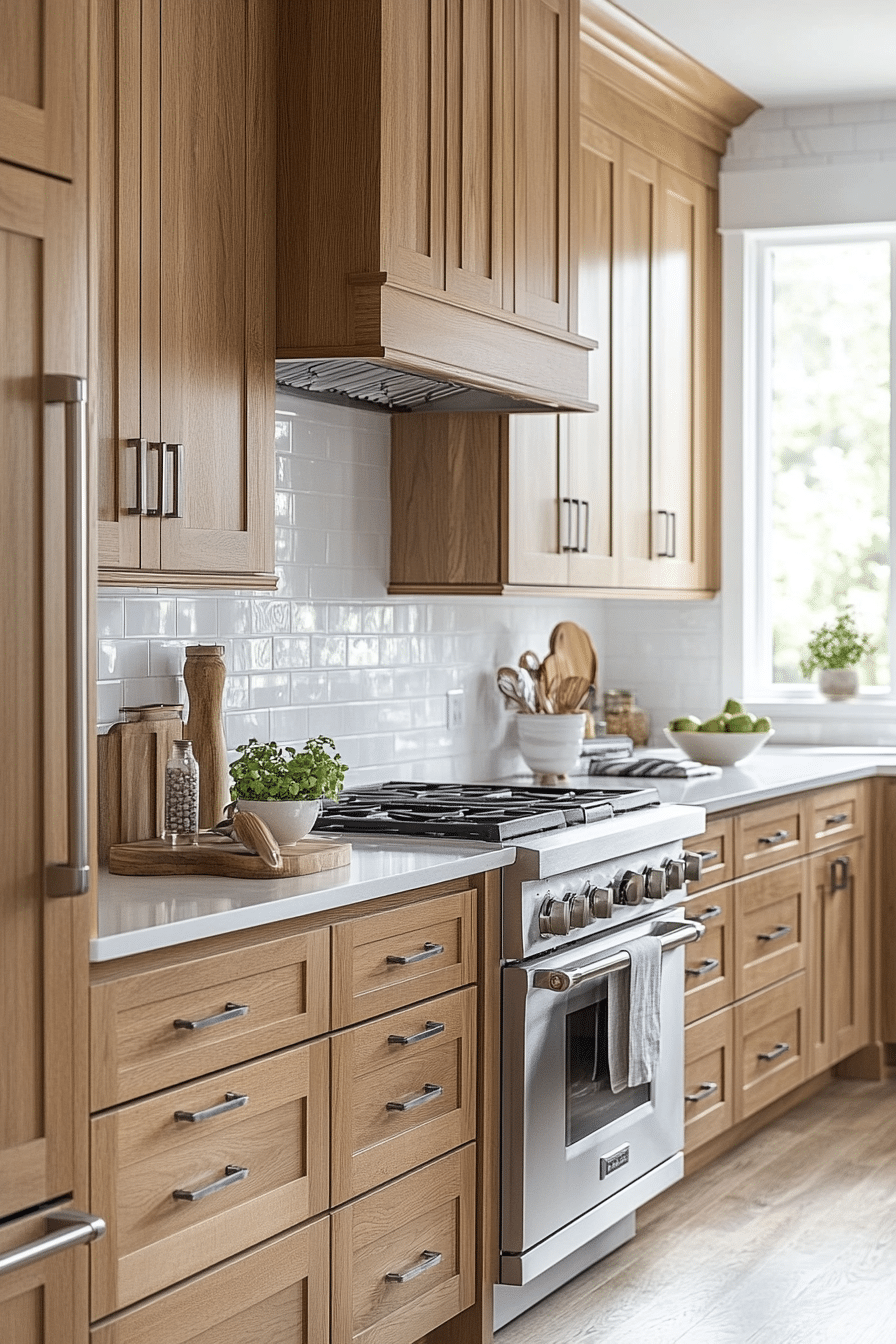 29 Honey Oak Kitchen Cabinets Ideas for a Sunny and Stylish Update - My ...