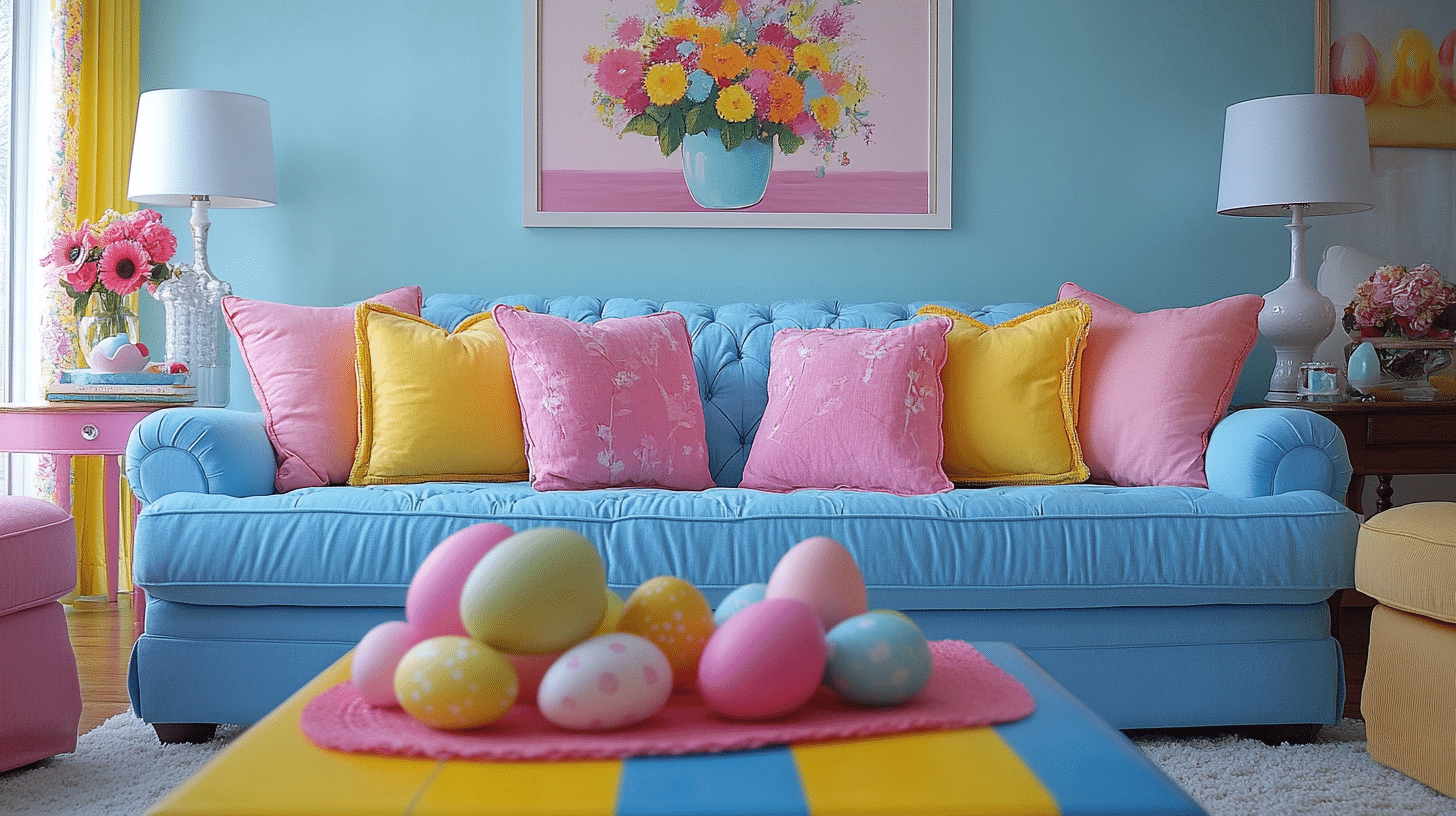 29 Easter Living Room Decor Ideas to Spark Holiday Happiness - My ...