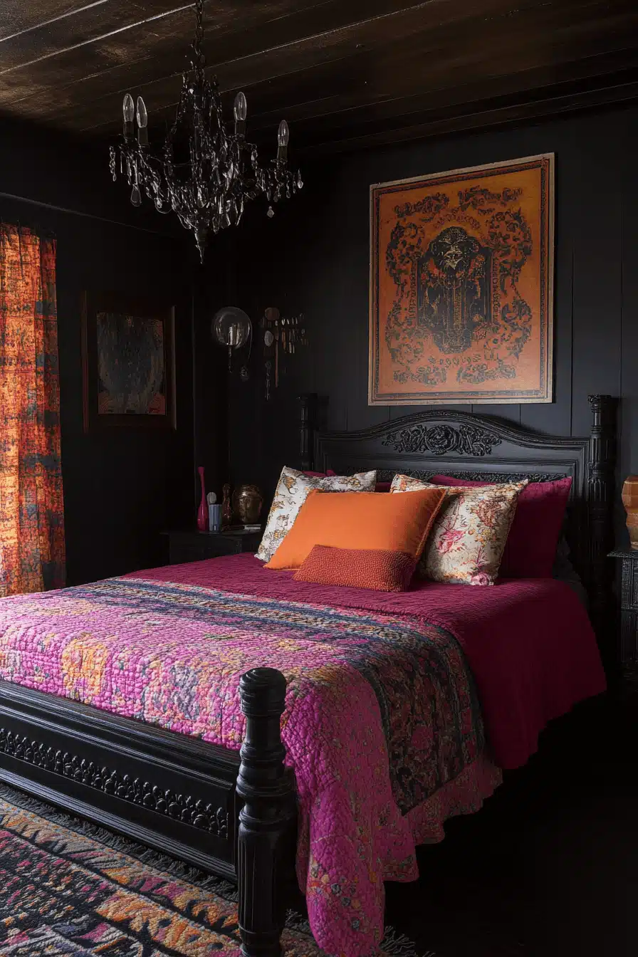 29 Boho Gothic Bedroom Ideas for a Stylish and Mystical Retreat - My ...