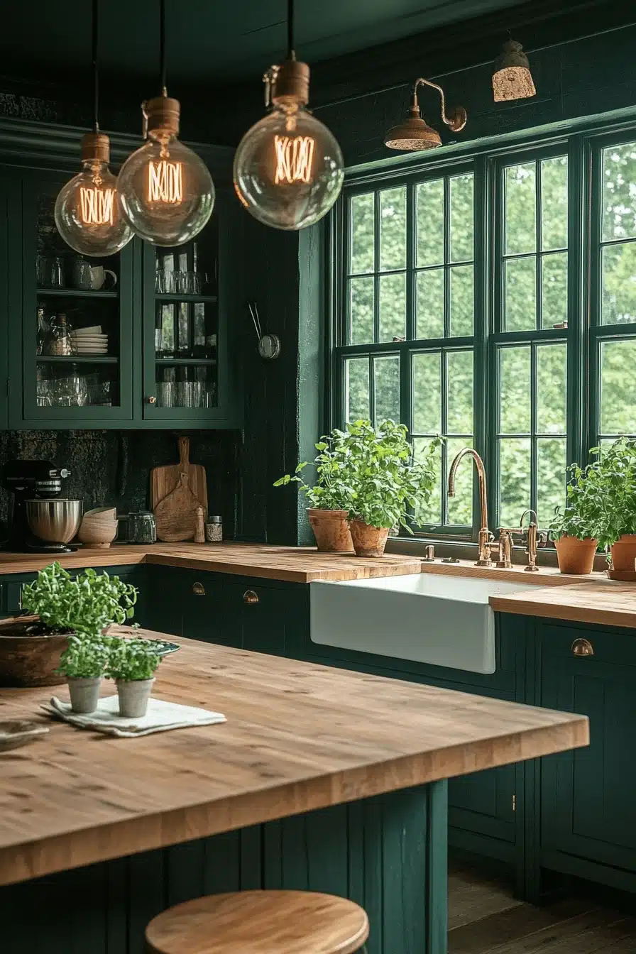 29 Moody Kitchen Ideas to Add Drama and Style to Your Cooking Space ...