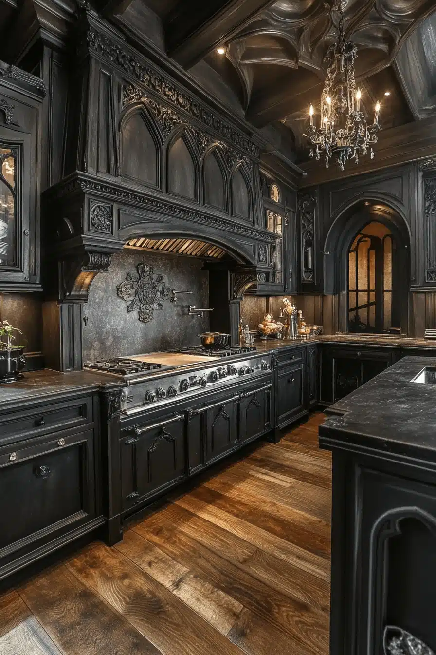 29 Moody Kitchen Ideas to Add Drama and Style to Your Cooking Space ...