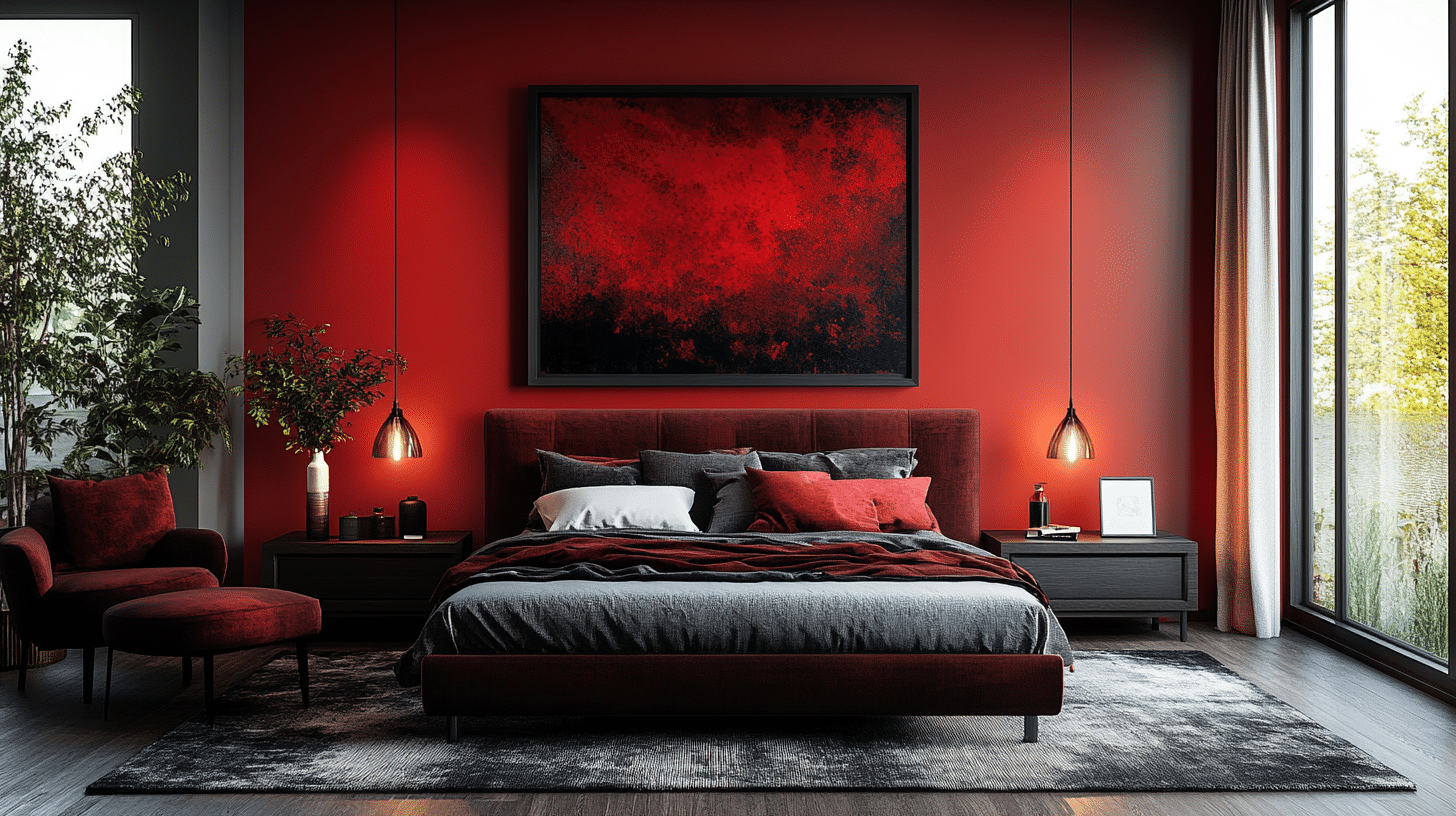 29 Red and Black Bedroom Ideas to Achieve the Perfect Mix of Comfort ...