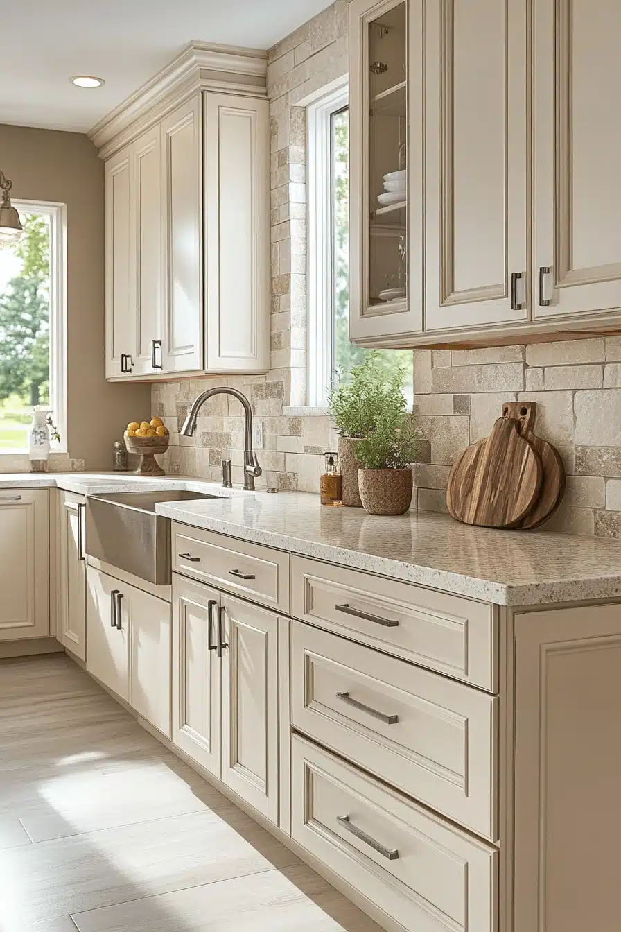 29 Neutral Kitchen Cabinets That Turn Subtle Shades Into Stunning ...
