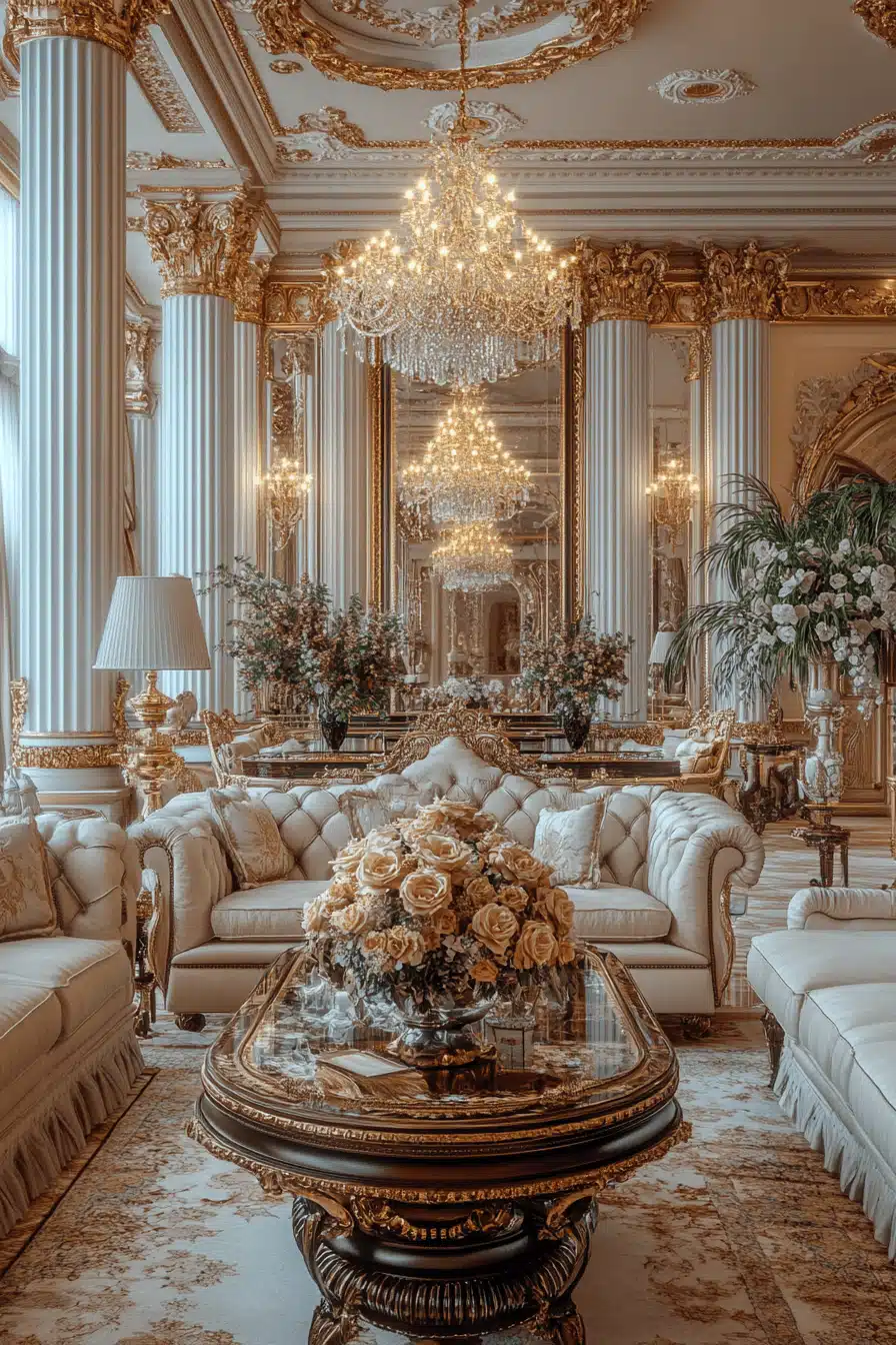 29 Neoclassical Interior Living Rooms Ideas to Add Charm and Grace to ...