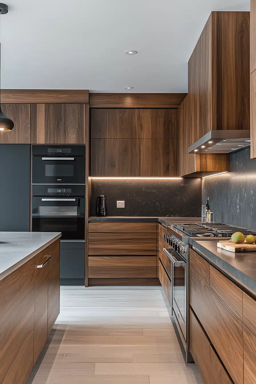 29 Walnut Kitchen Cabinets That Add Rich Depth to Any Space - My ...