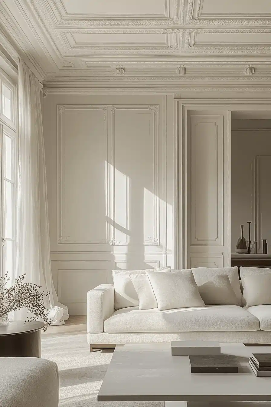 29 White Living Room Decor Arrangements That Maximize Natural Light ...