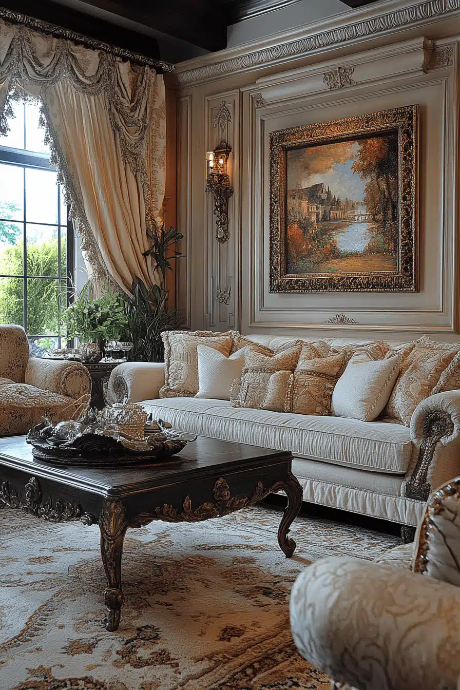 29 French Provincial Living Room Designs That Radiate Timeless Beauty ...