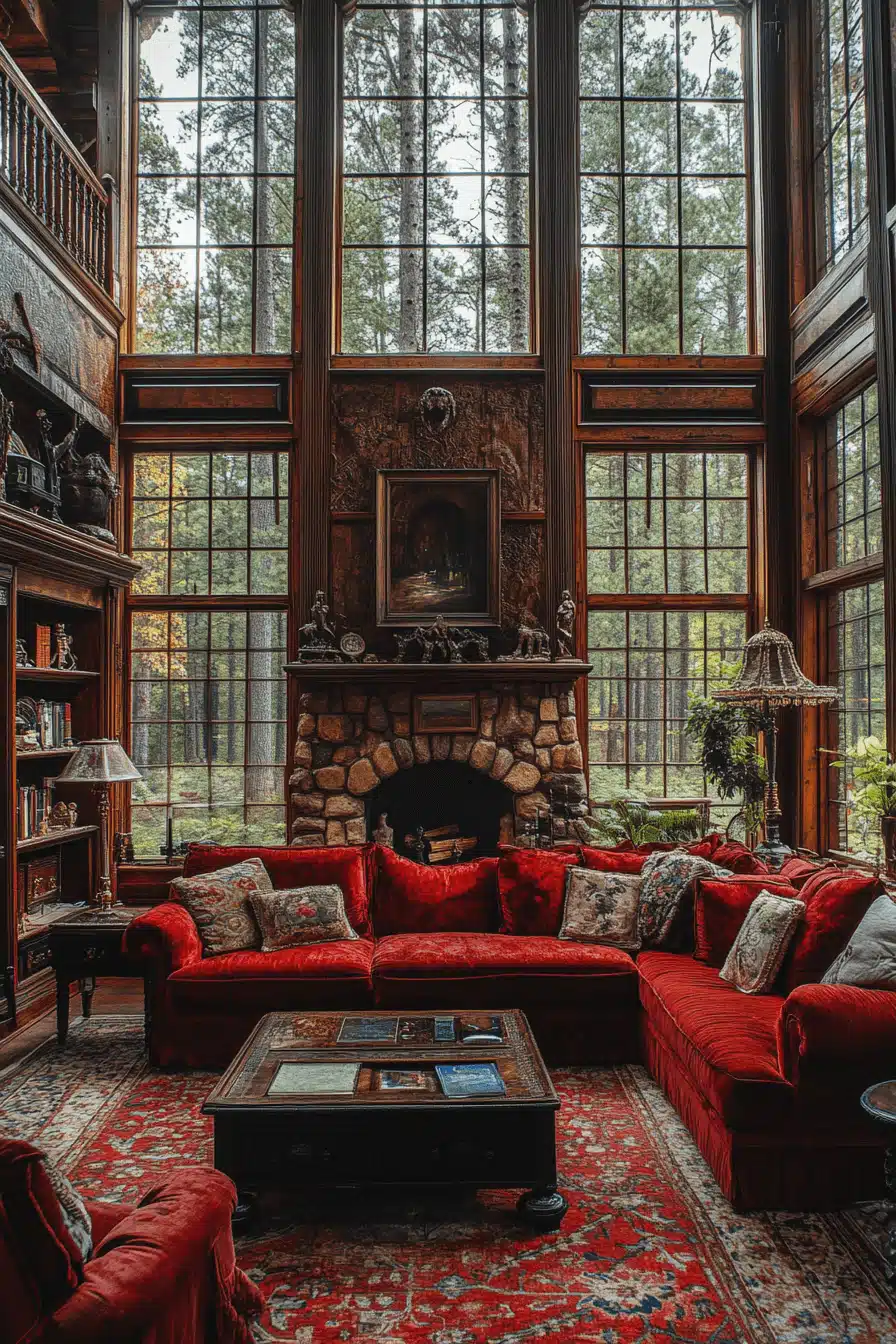 29 Cabin Living Room Concepts to Make Every Day Feel Like a Getaway ...