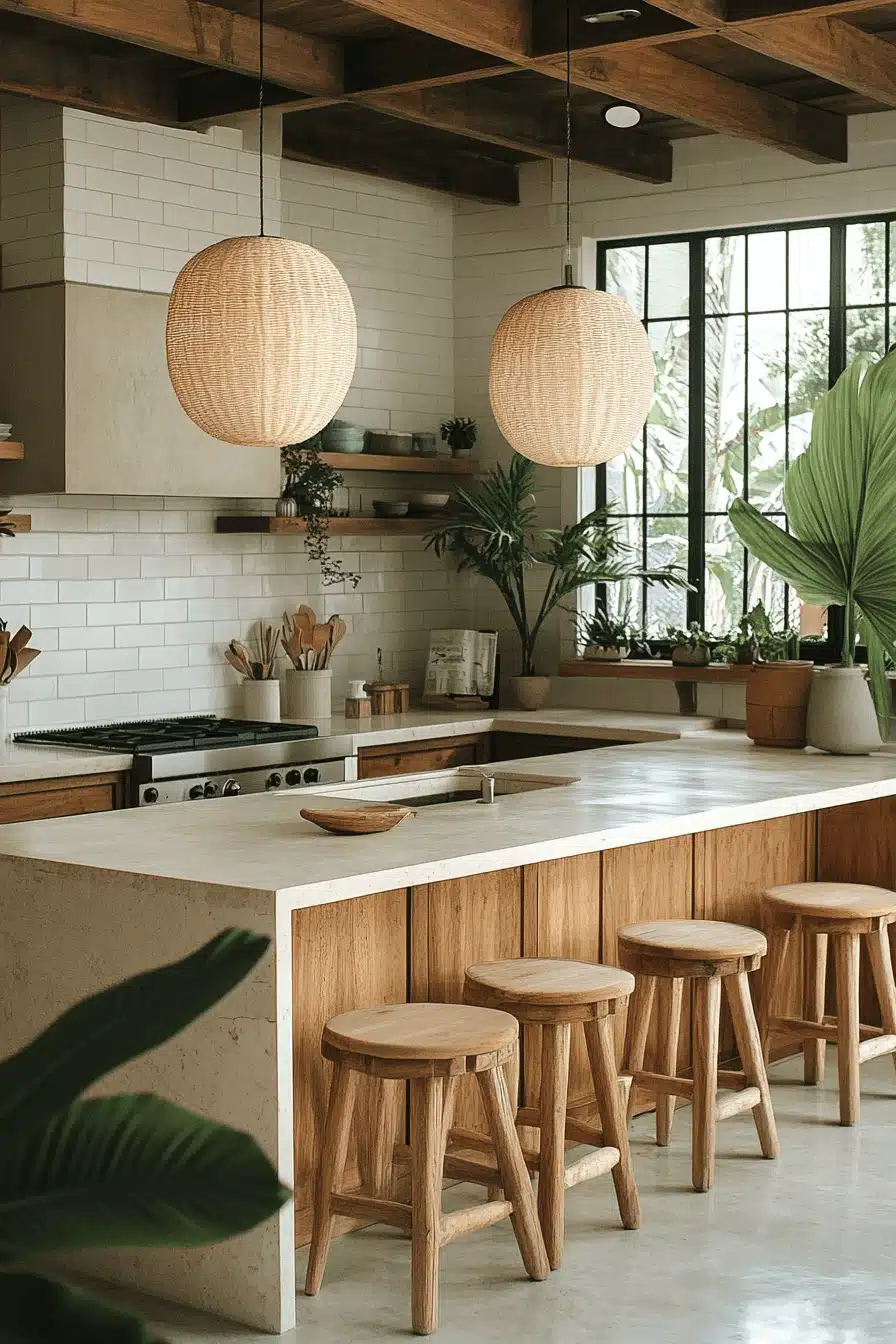 29 Tropical Kitchen Design Ideas to Bring Island Vibes Home - My ...