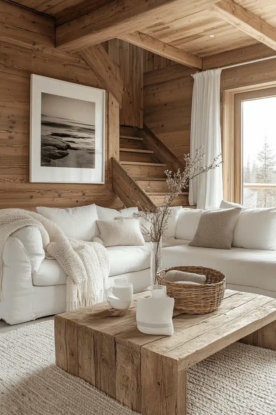 29 Cabin Living Room Concepts to Make Every Day Feel Like a Getaway ...