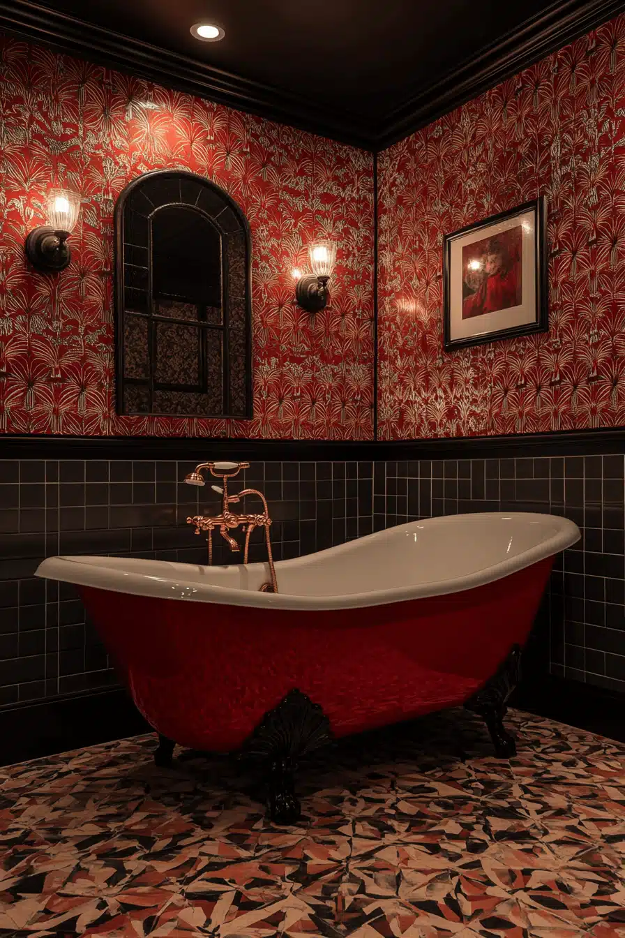 29 Moody Vintage Bathroom Ideas to Turn Your Bathroom into a Stunning ...