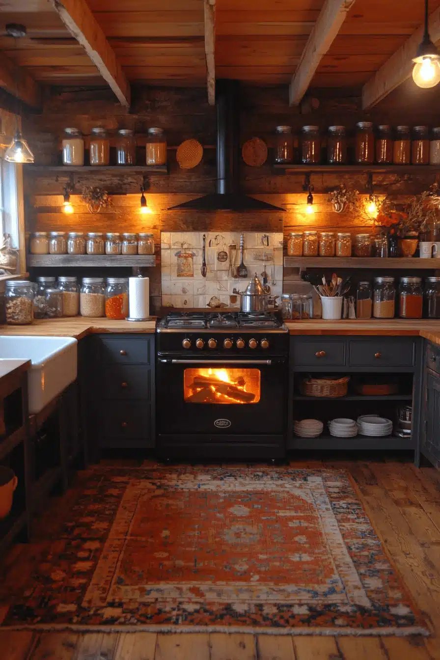 29 Old Cabin Interior Kitchen Ideas for a Soulful Cooking Space - My ...