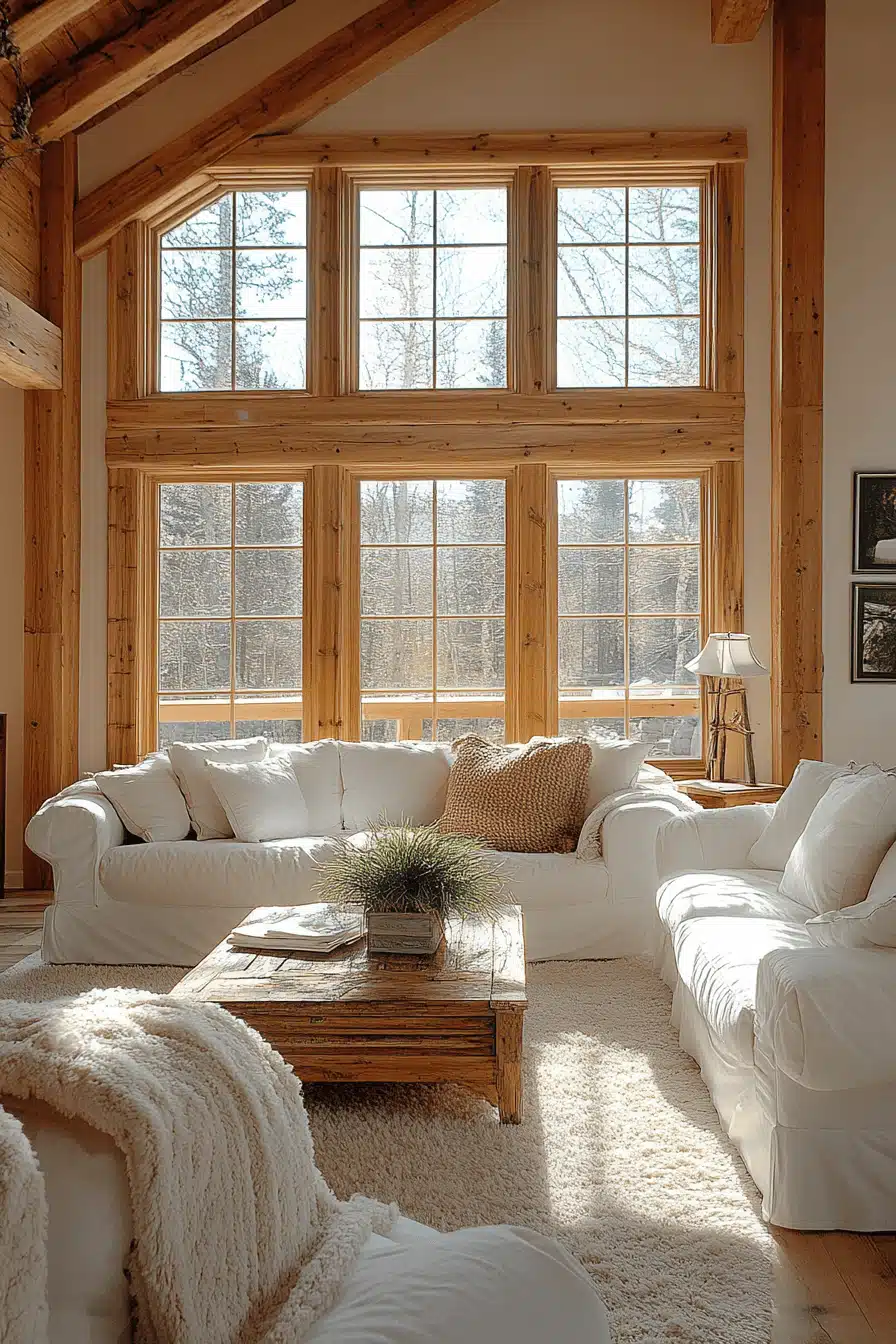 29 Cabin Living Room Concepts to Make Every Day Feel Like a Getaway ...