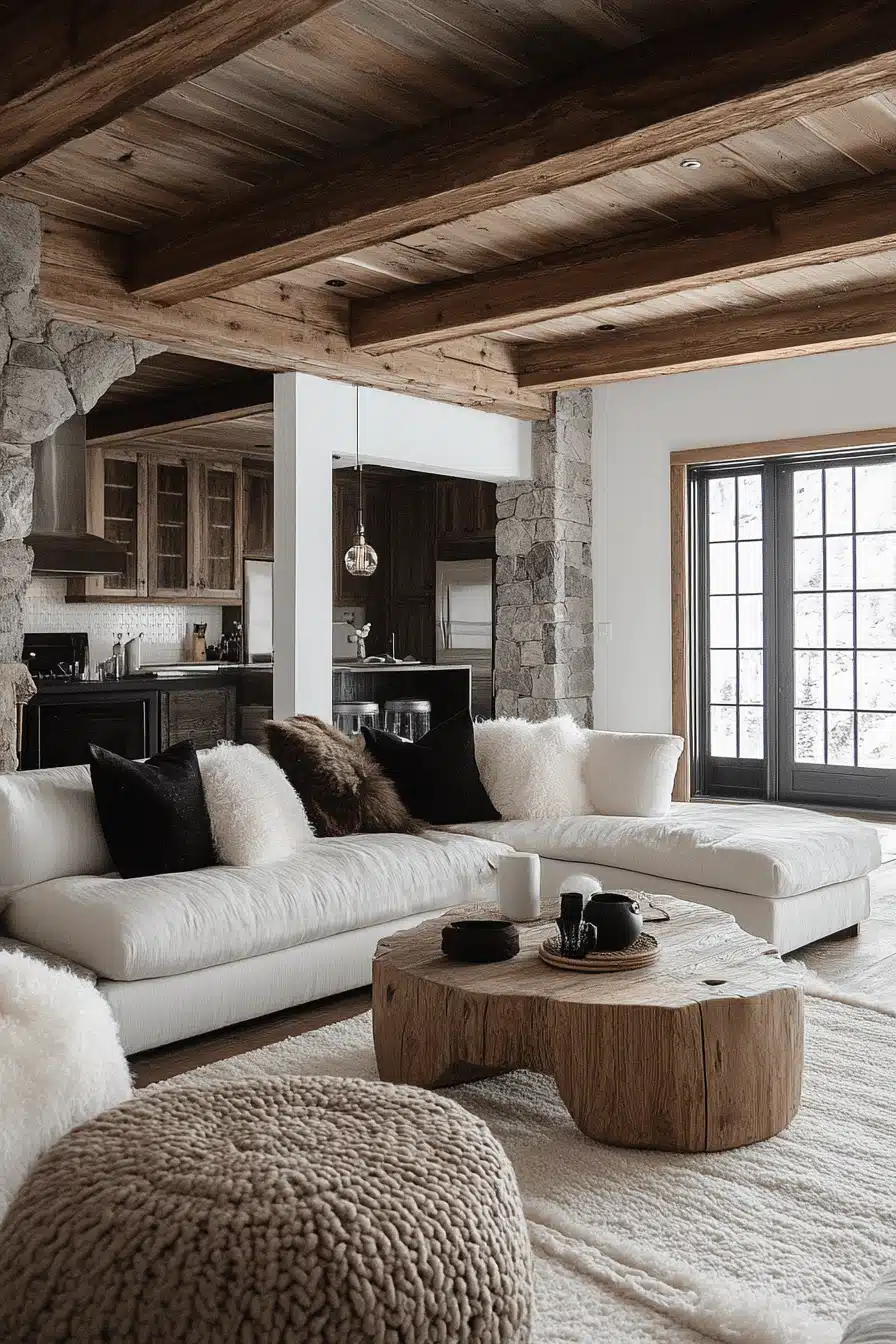 29 Cabin Living Room Concepts to Make Every Day Feel Like a Getaway ...