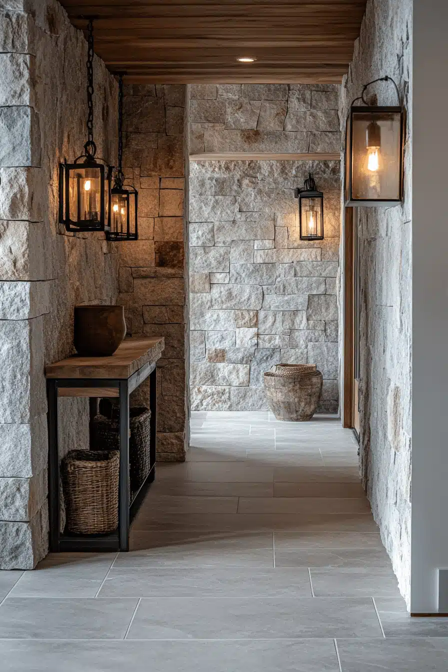 29 Stone Wall Interior Concepts That Make a Striking Impression - My ...