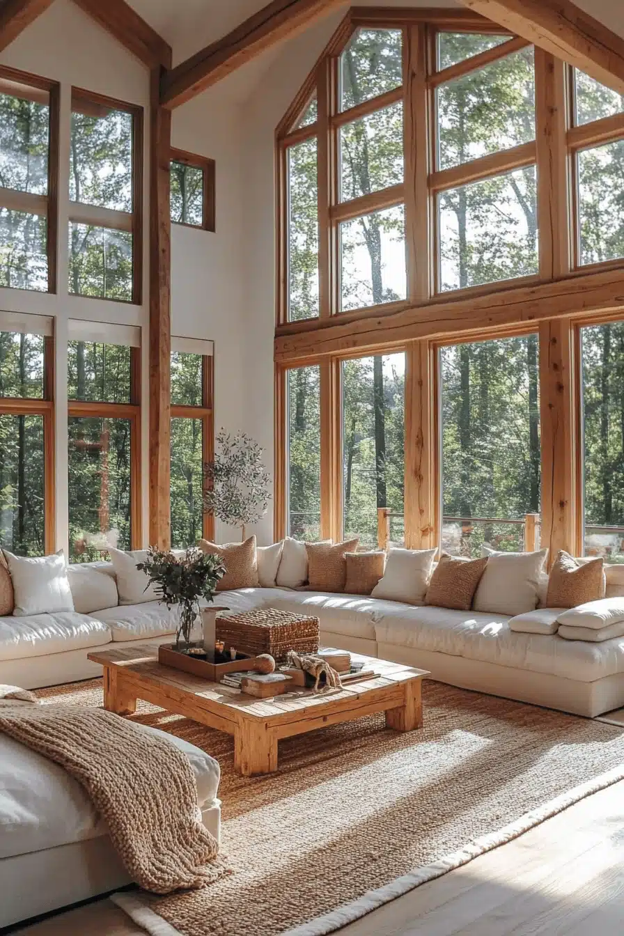 29 Cabin Living Room Concepts to Make Every Day Feel Like a Getaway ...