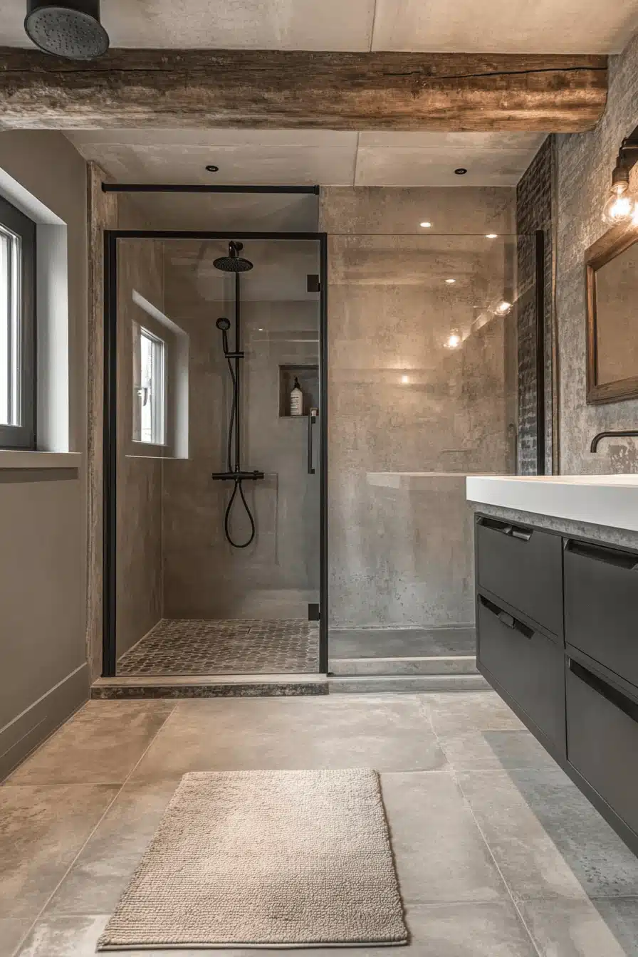 29 Industrial Bathroom Ideas to Upgrade with Urban Edge - My Elegant Home