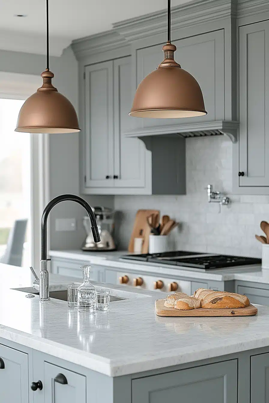 29 Grey Kitchen Cabinets That Prove Neutral Can Be Full of Personality ...