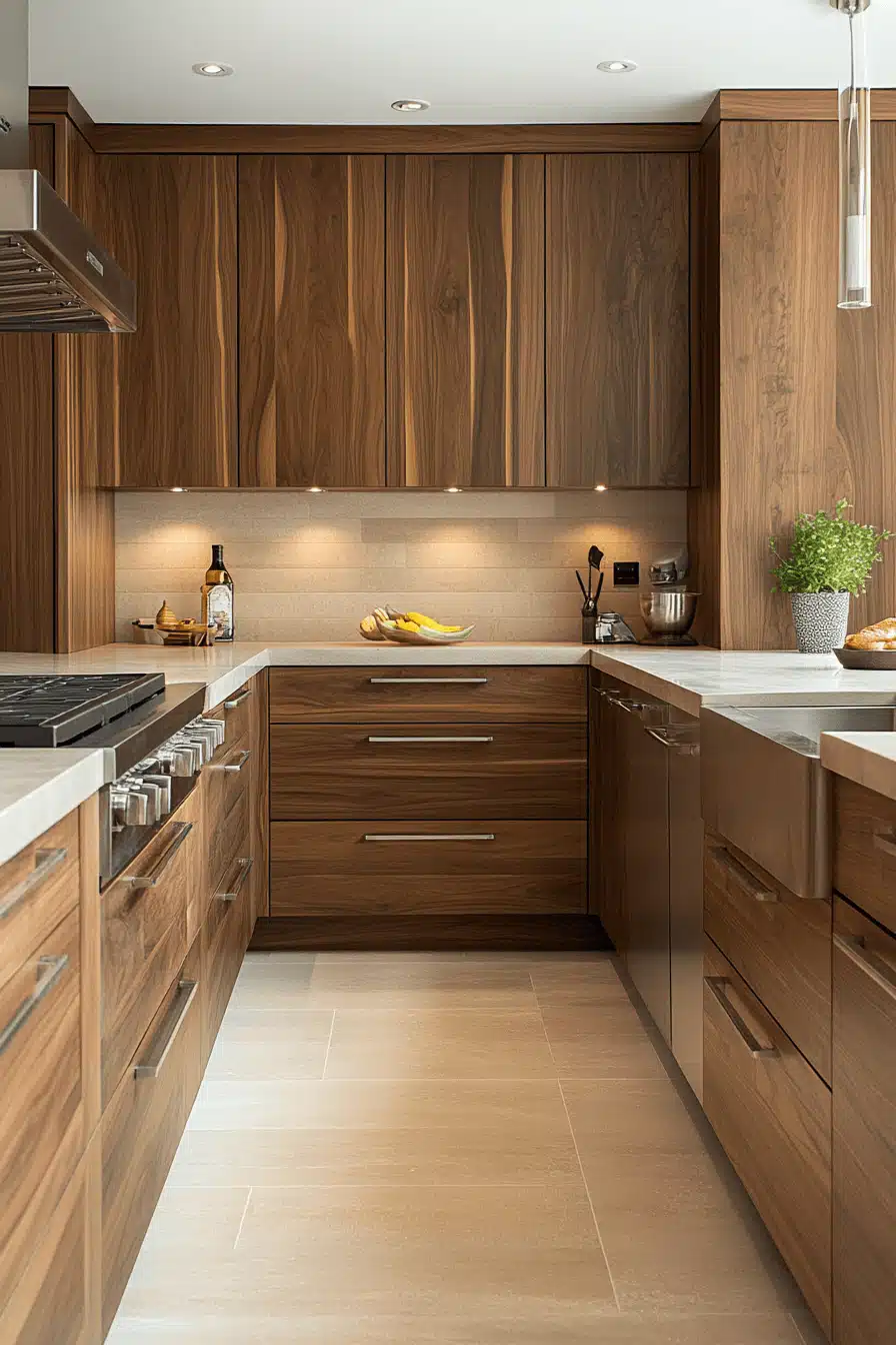 29 Walnut Kitchen Cabinets That Add Rich Depth to Any Space - My ...