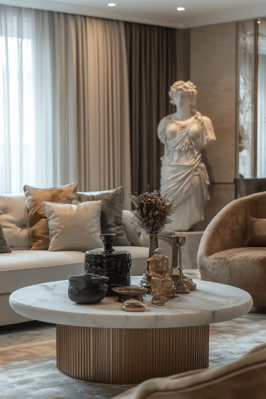 29 Neoclassical Interior Living Rooms Ideas to Add Charm and Grace to ...