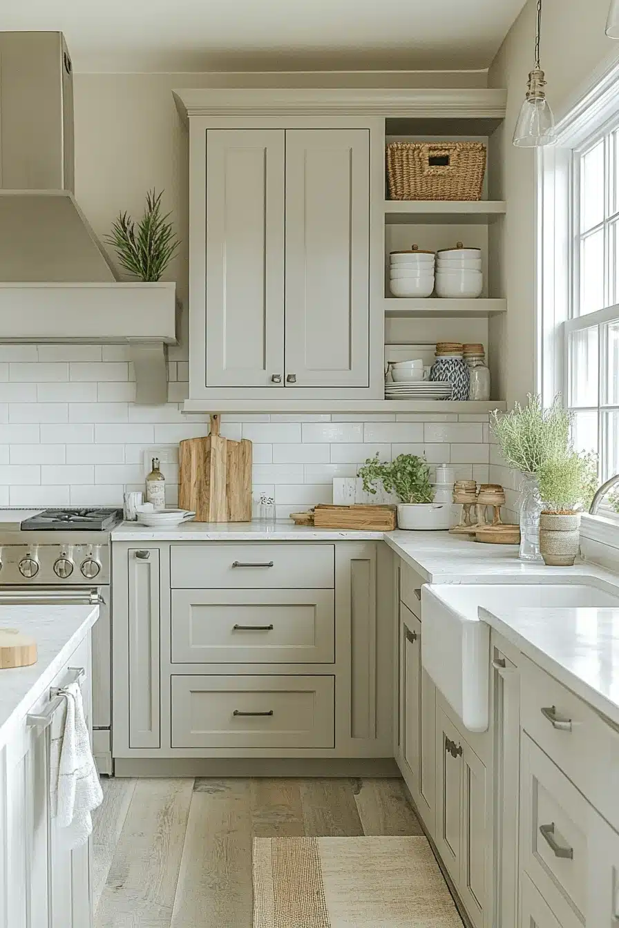 29 Neutral Kitchen Cabinets That Turn Subtle Shades Into Stunning ...