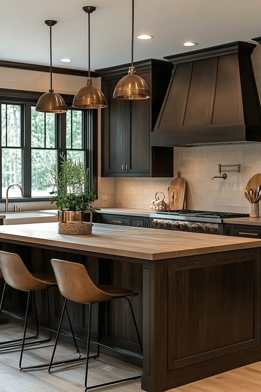 29 Dark and Moody Kitchen Interiors That Make a Striking Statement - My ...